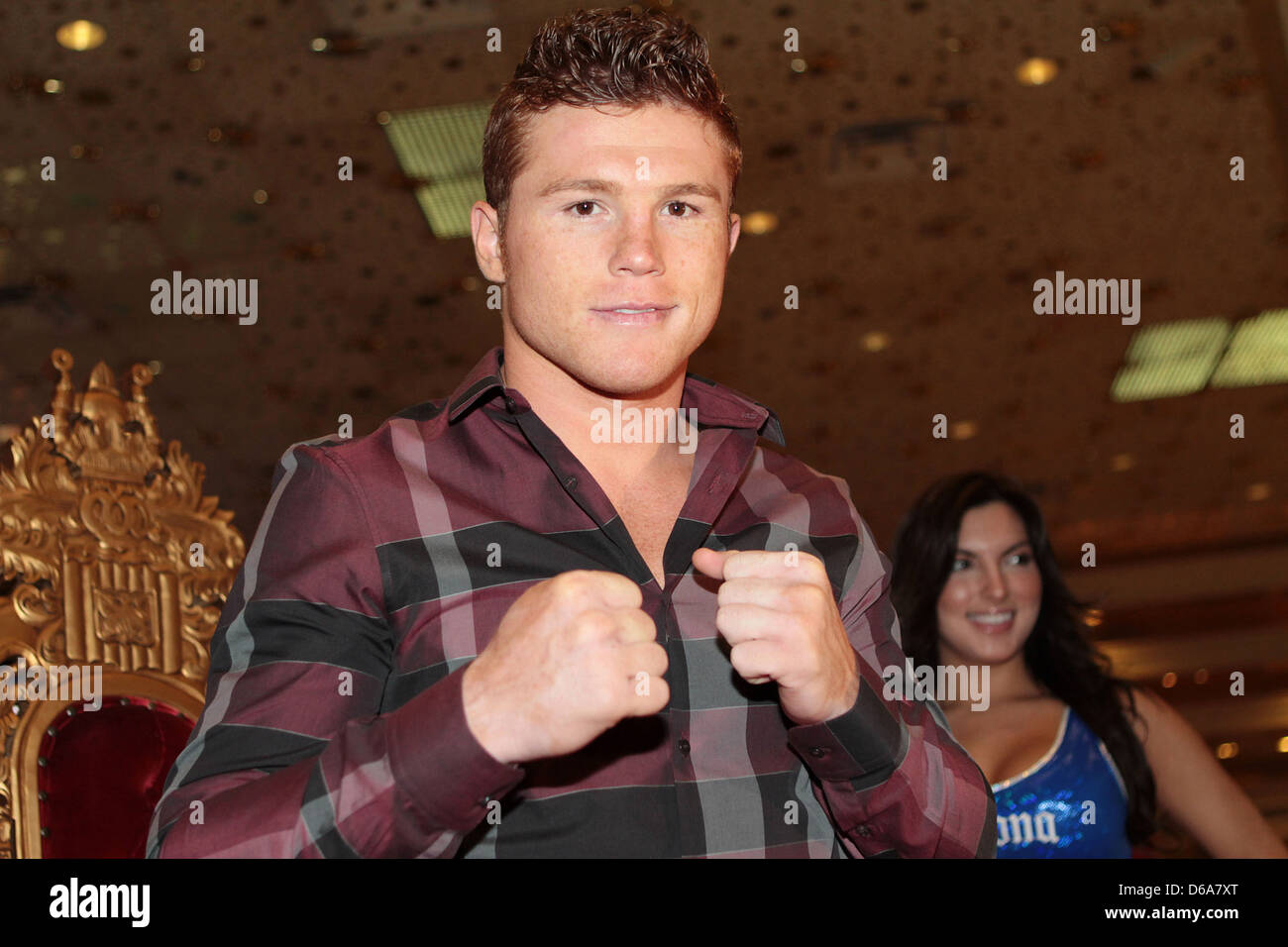 Canelo Alvarez at The Grand Arrival for The Ring Kings at the MGM Hotel ...