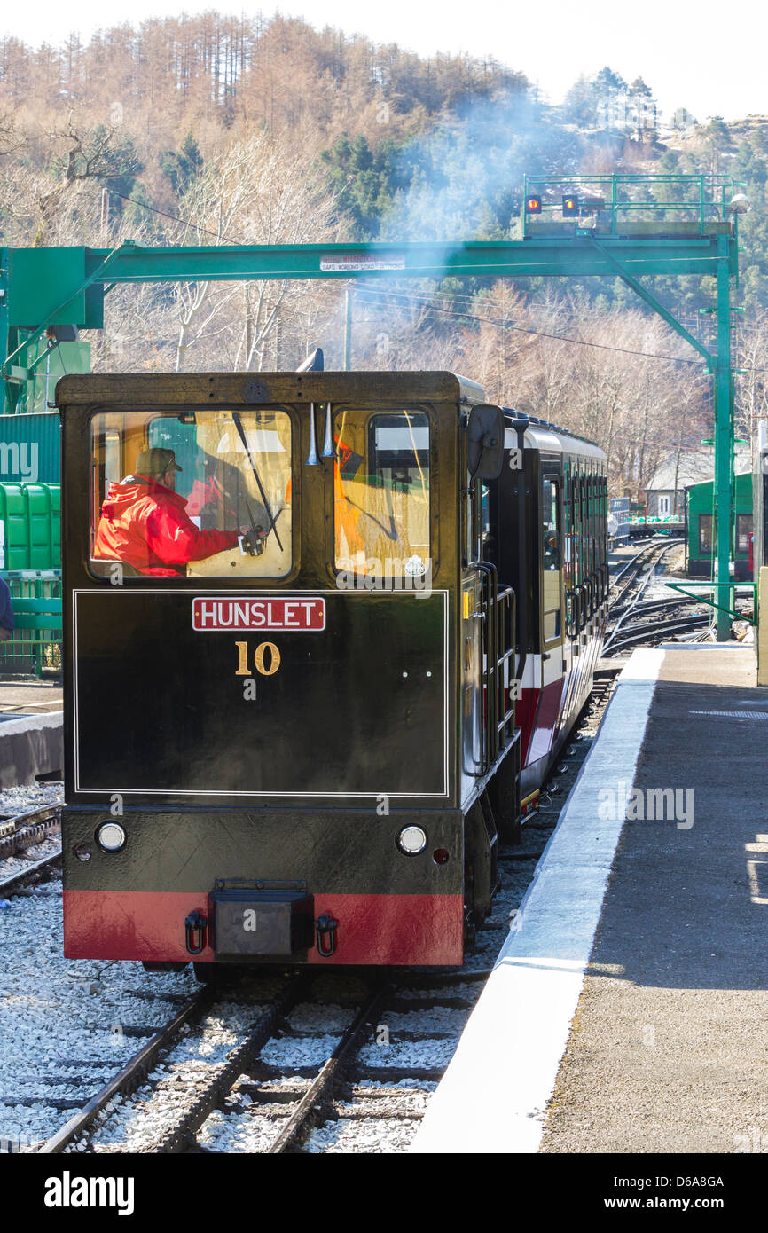 Snowdon Mountain Railway Engine Stock Photo - Alamy