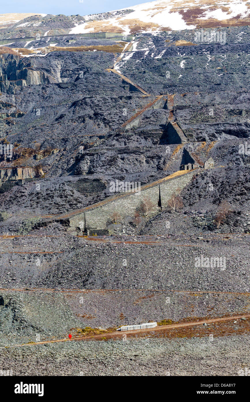 Slate Mine Snowdonia National Park Stock Photo - Alamy