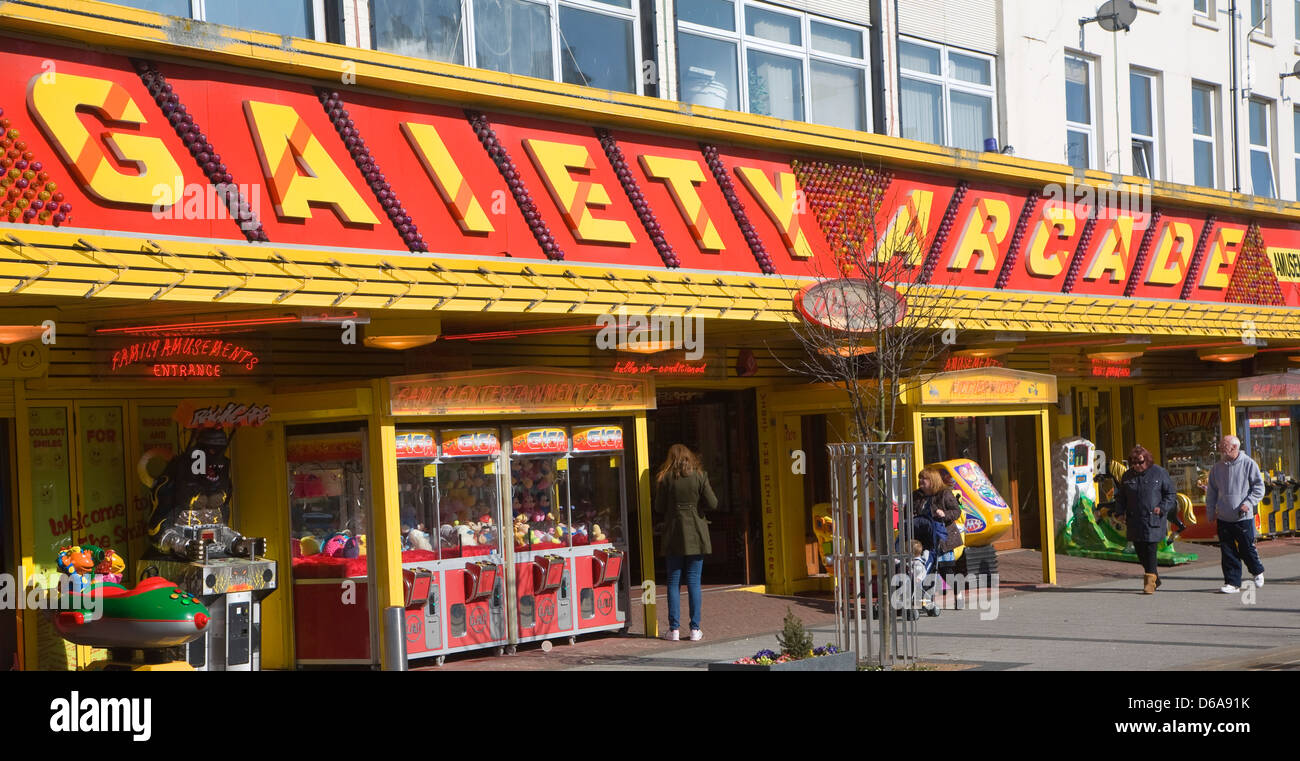 Amusement arcade at Clacton on Sea, Essex, England Stock Photo - Alamy