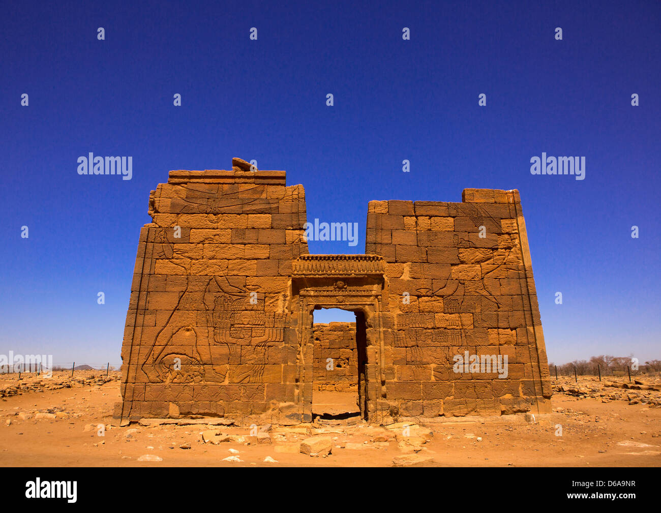 Lion Temple Of Apedemak, Musawarat, Naga Site, Sudan Stock Photo - Alamy