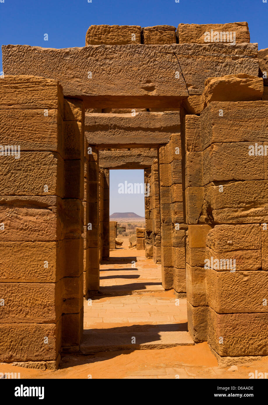 Amun Temple Rams, Naga Site, Sudan Stock Photo - Alamy