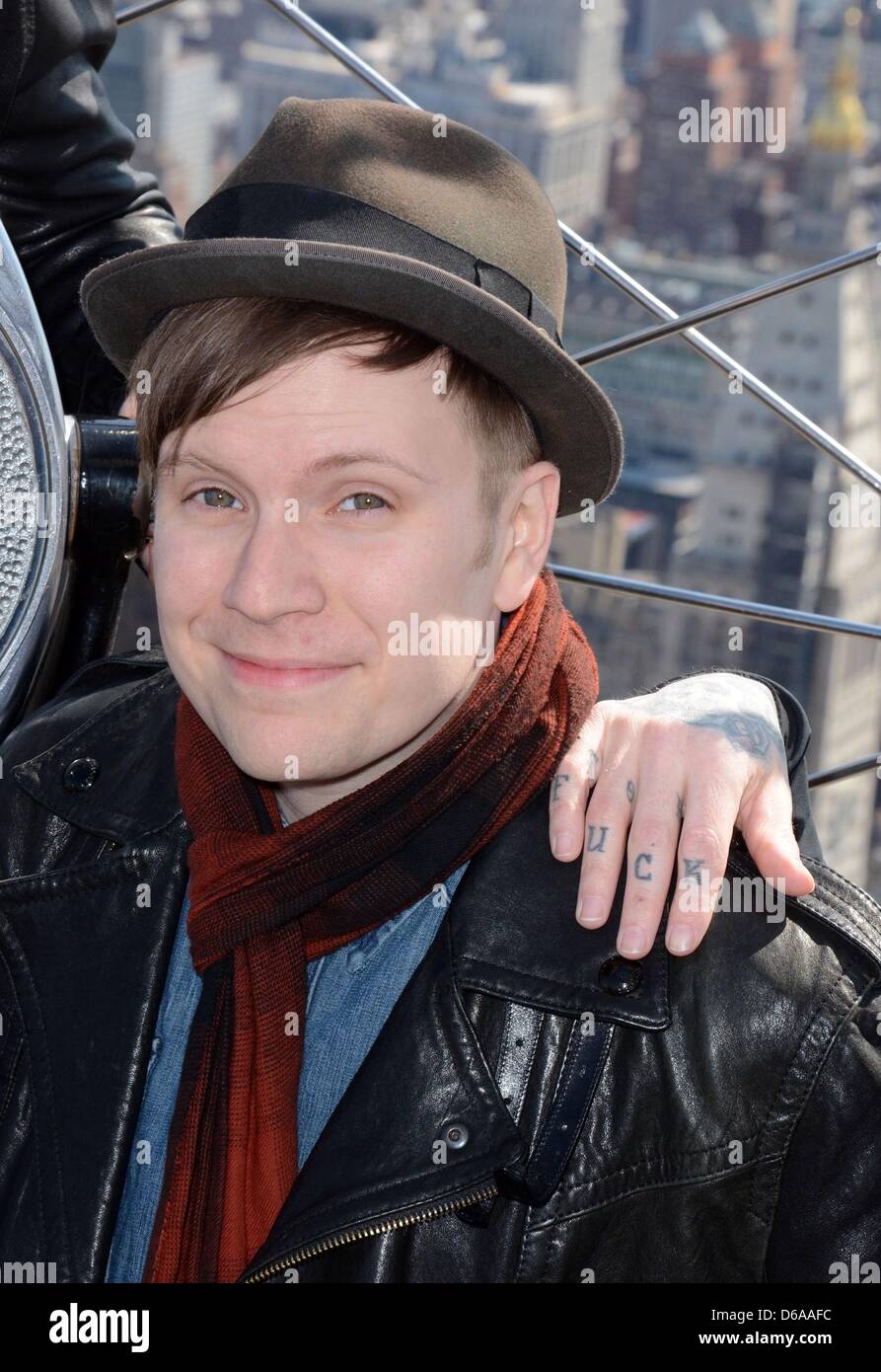 New York, USA. 15th April, 2013. Patrick Stump at a public appearance ...