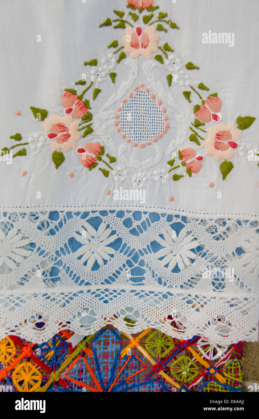 Handicraft lace hi-res stock photography and images - Alamy