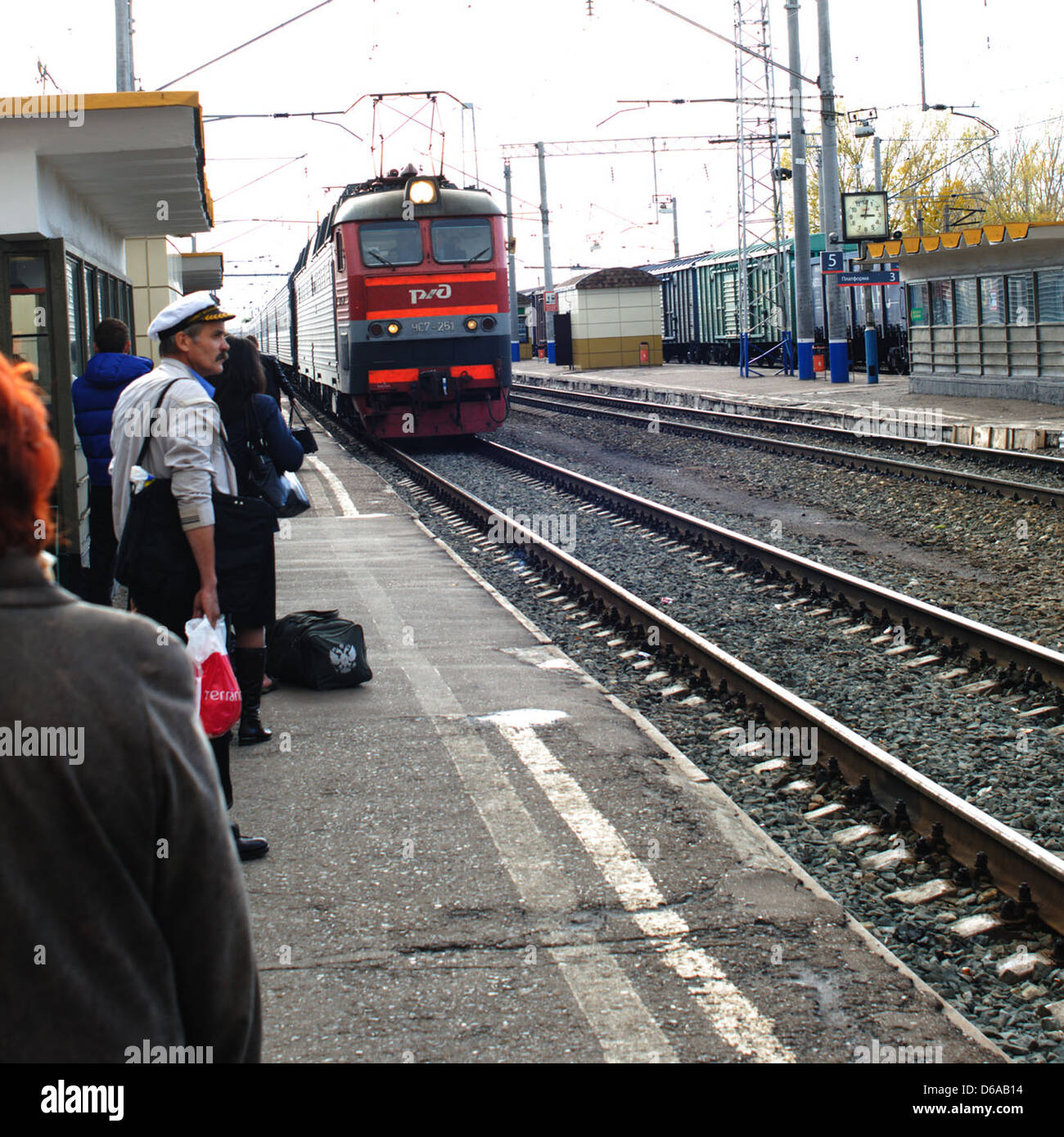 Railway locomotive in russia hi-res stock photography and images - Alamy