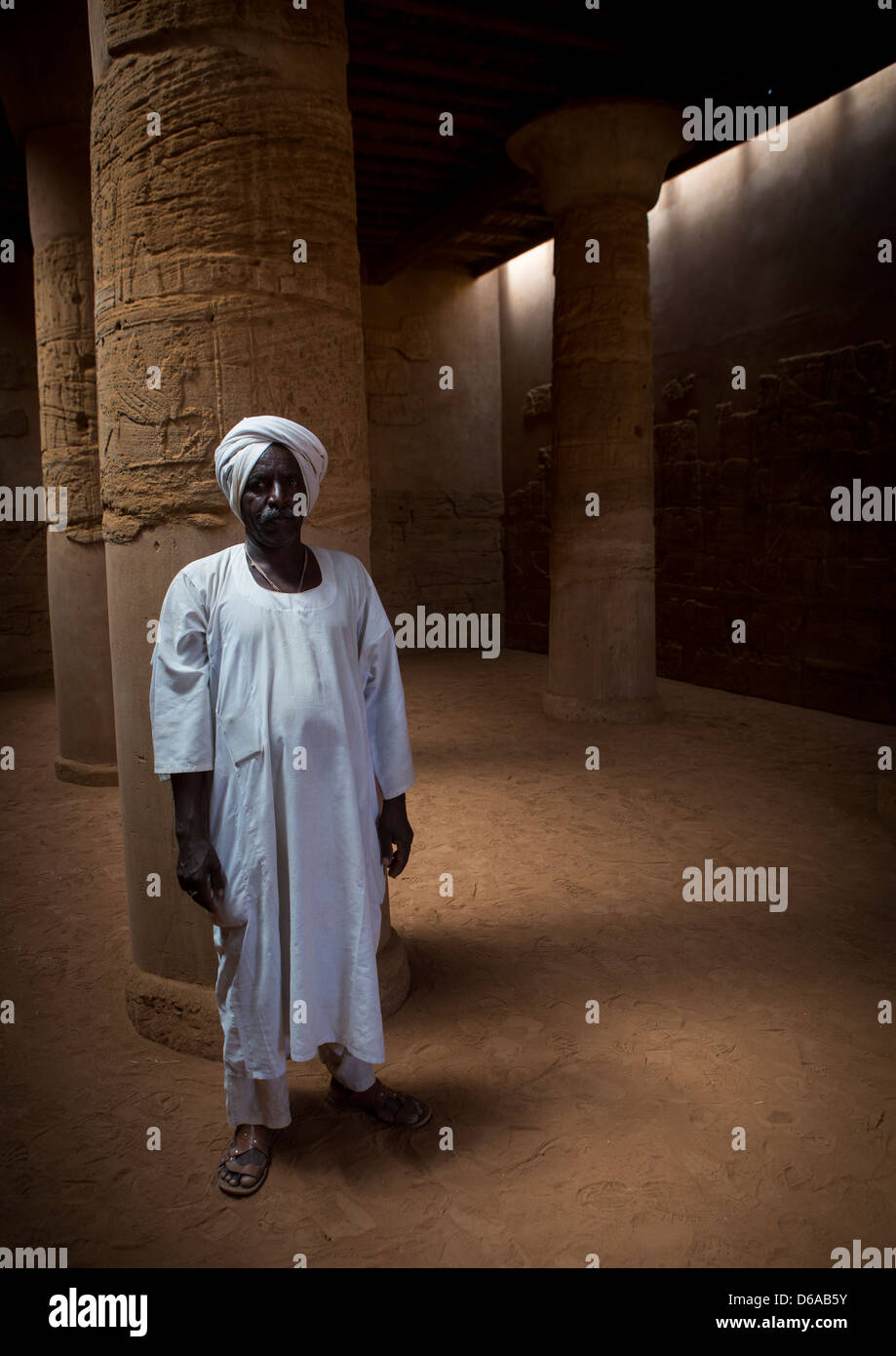 Interior Of The Lion Temple In Musawwarat Es-sufra, Naga Site, Sudan ...