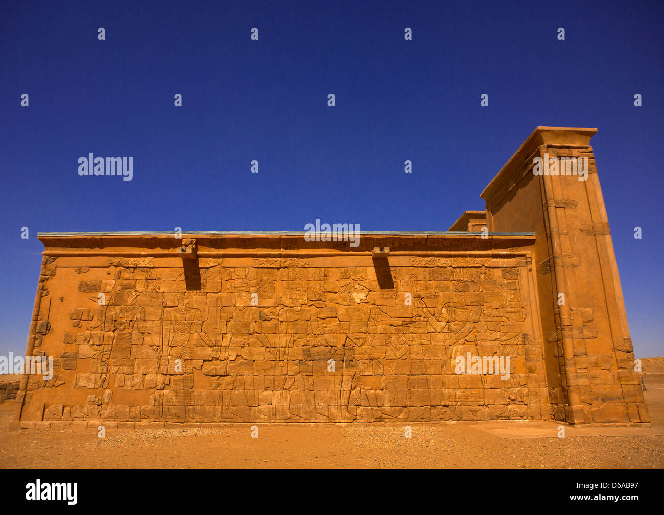 The Restored Apedemak Lion Temple In Musawwarat Es-sufra, Naga Site ...