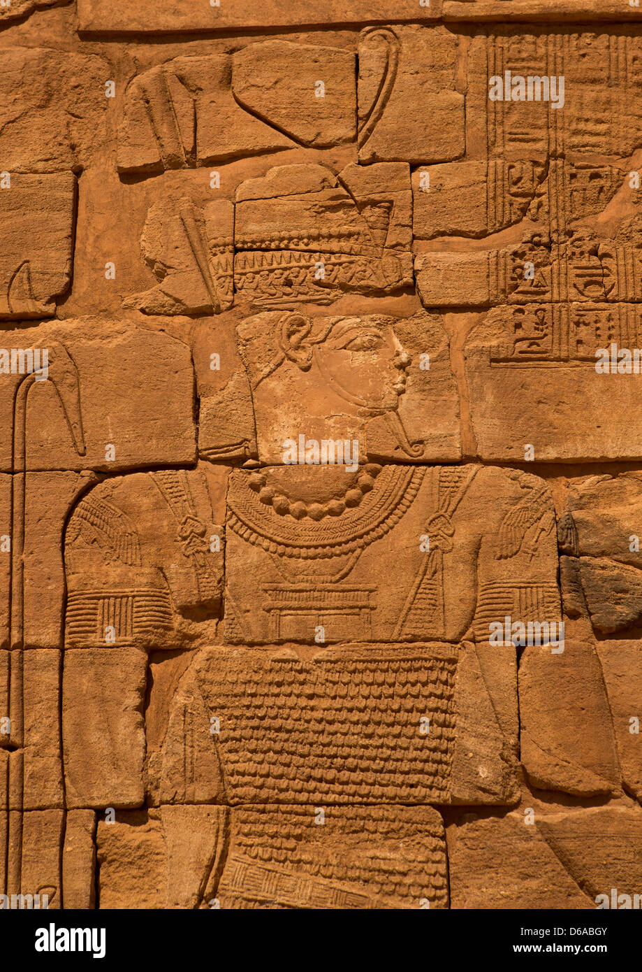 The Restored Lion Temple In Musawwarat Es-sufra, Naga Site, Sudan Stock ...