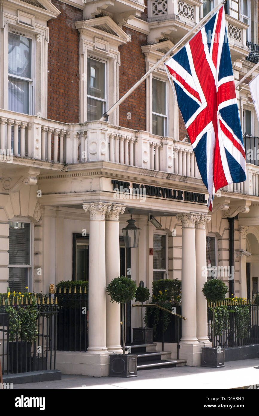 LONDON, UK - APRIL 14, 2013: Front facade and entrance to the ...