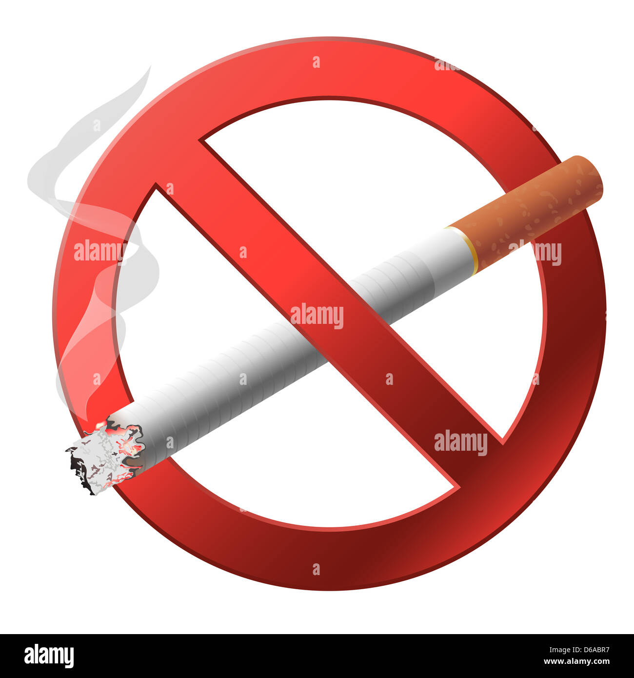 The sign no smoking Stock Photo - Alamy