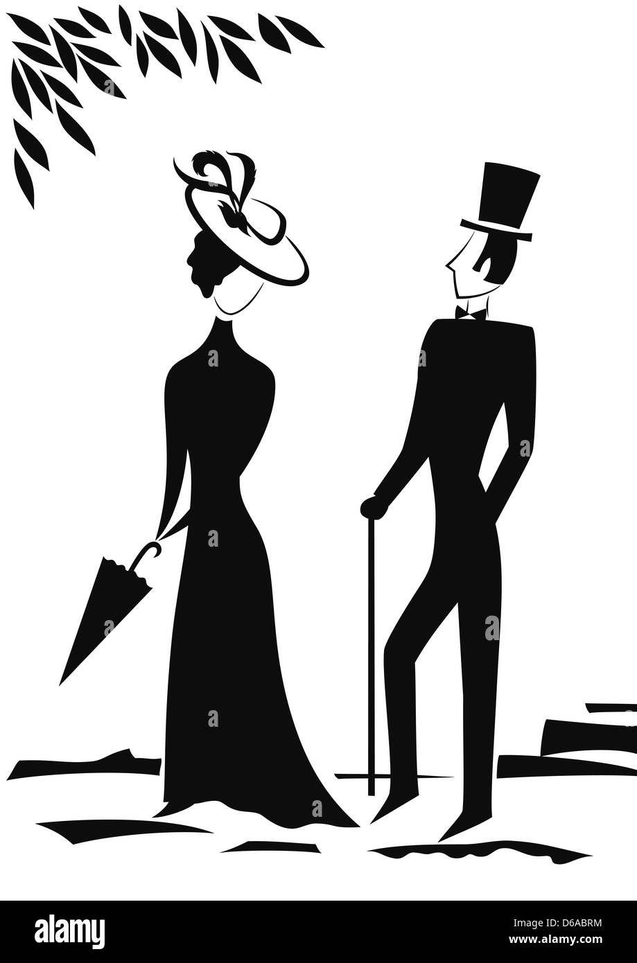 Gentleman and his lady hi-res stock photography and images - Alamy