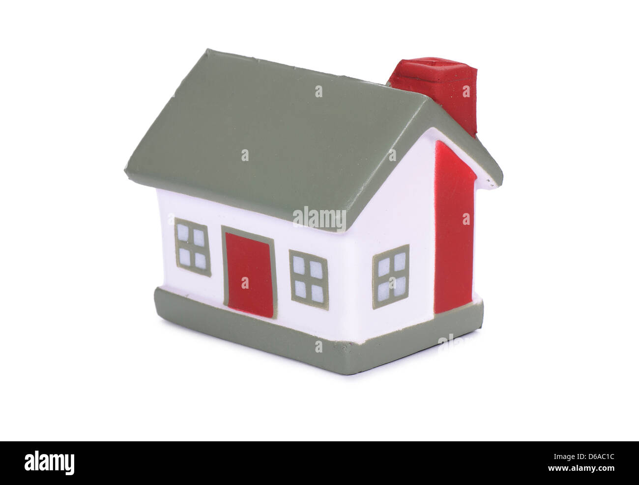 Model house isolated on white background Stock Photo - Alamy