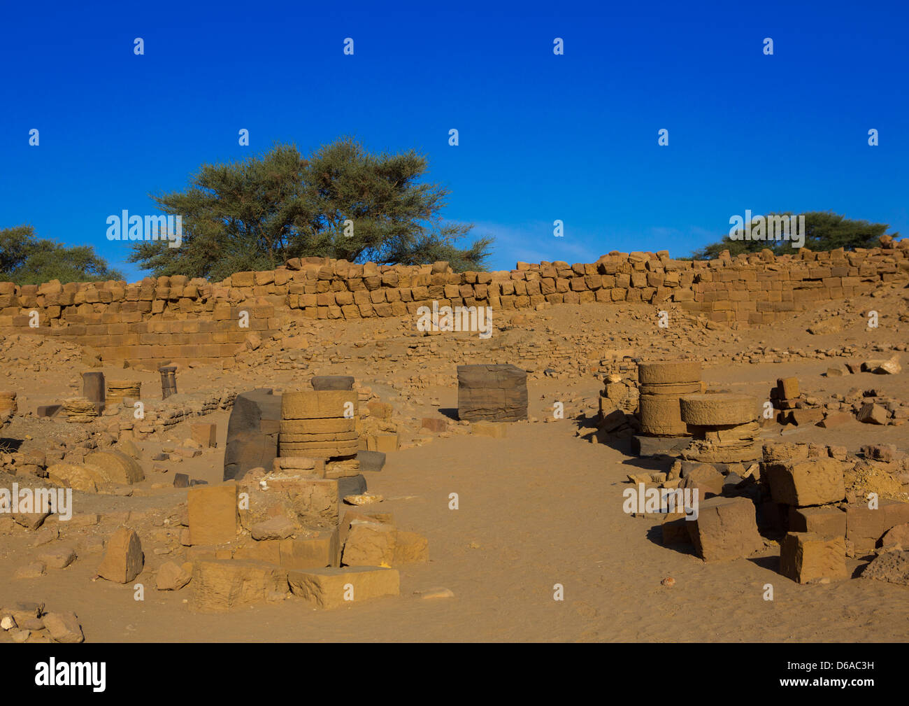 Amun Temple In The Royal City Of Meroe, Sudan Stock Photo - Alamy