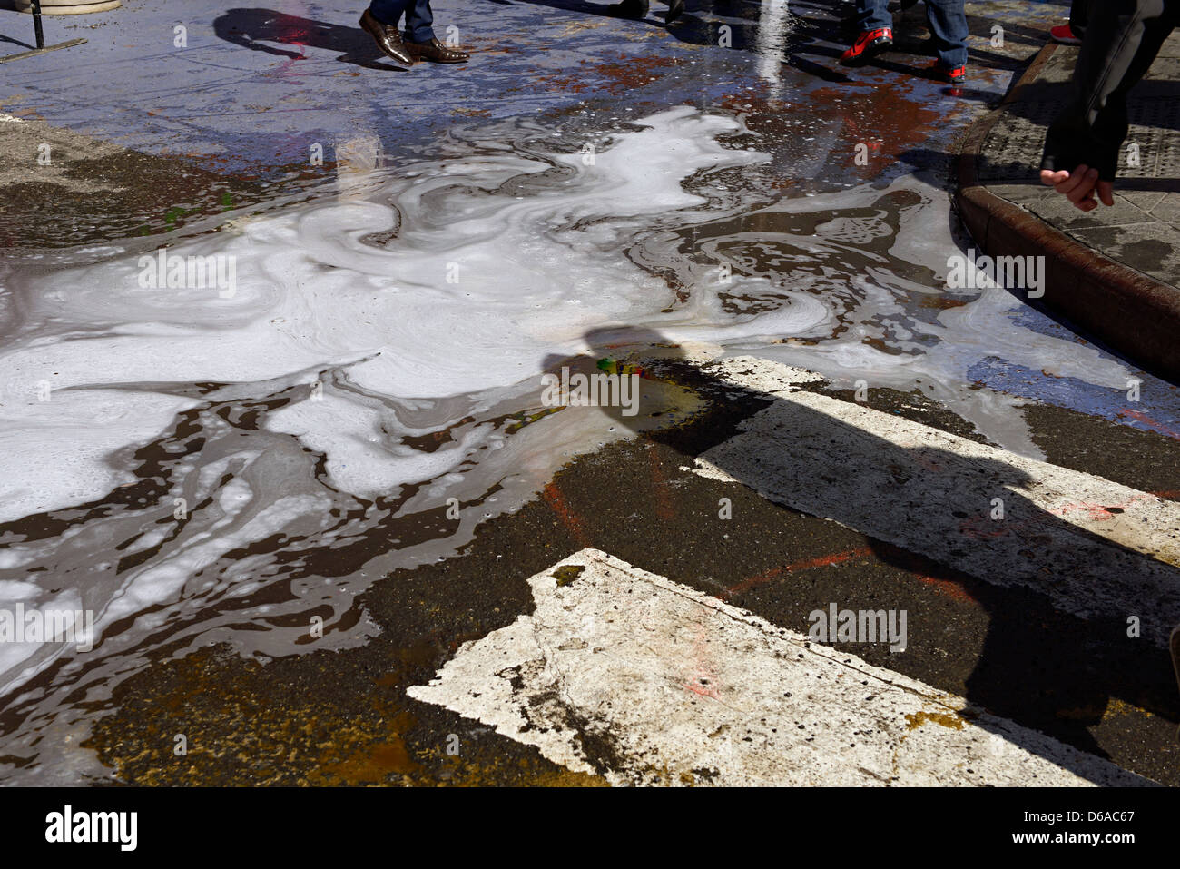 new york puddle Stock Photo - Alamy