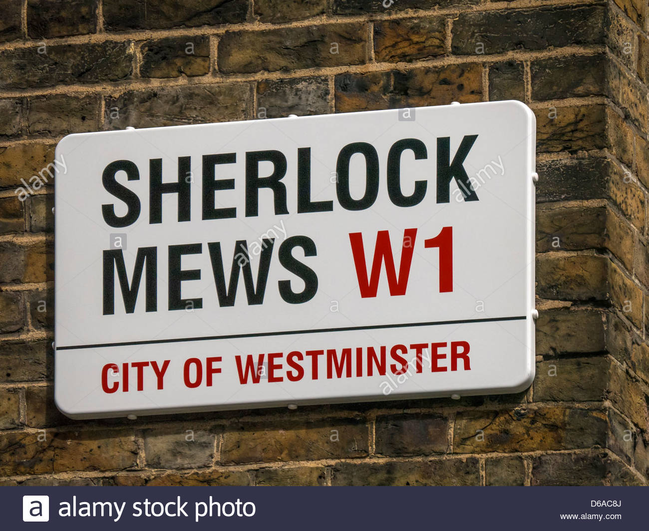 Sherlock Holmes Baker Street Sign Stock Photos & Sherlock Holmes Baker ...