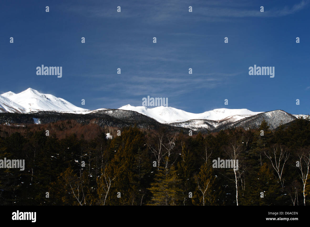 A scenic view of Nagano Prefecture in Japan, showcasing its natural ...