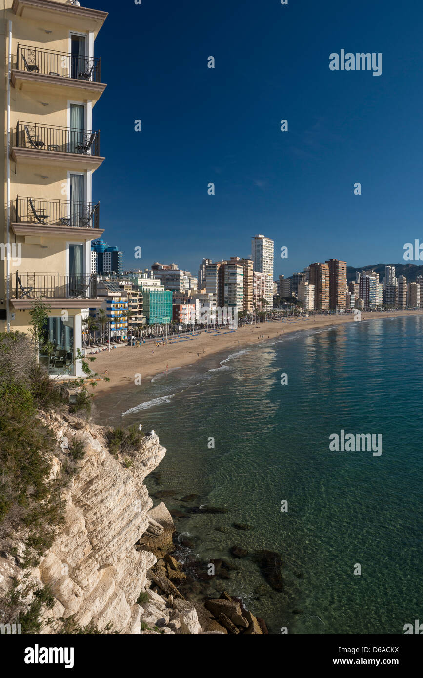 Levante beach at winter Stock Photo - Alamy