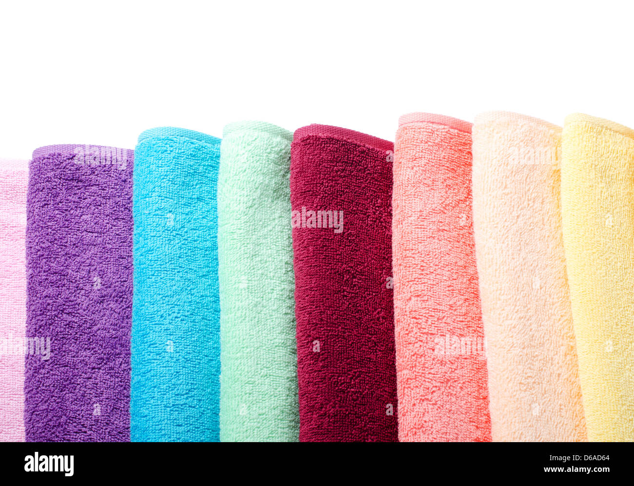 The combined color towels Stock Photo - Alamy