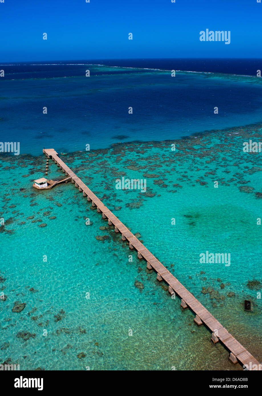 View Of Lagoon Enclosed By Sanganeb Reef, Port Sudan, Sudan Stock Photo ...