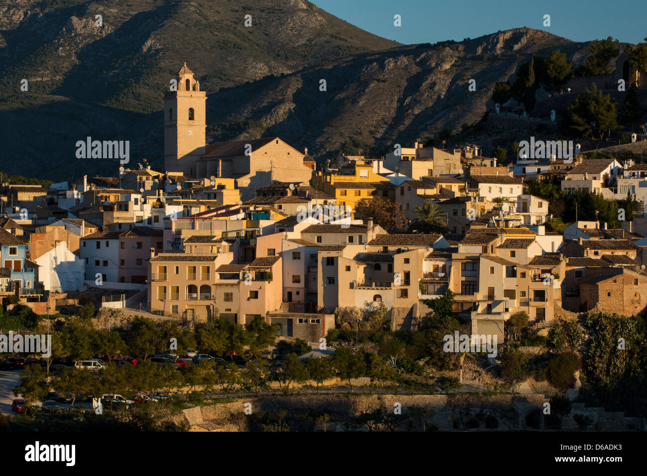 Polop de la Marina village Stock Photo - Alamy