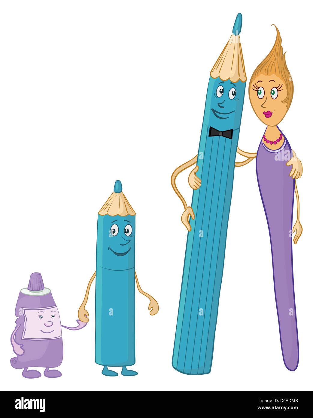 Family p Cut Out Stock Images & Pictures - Alamy