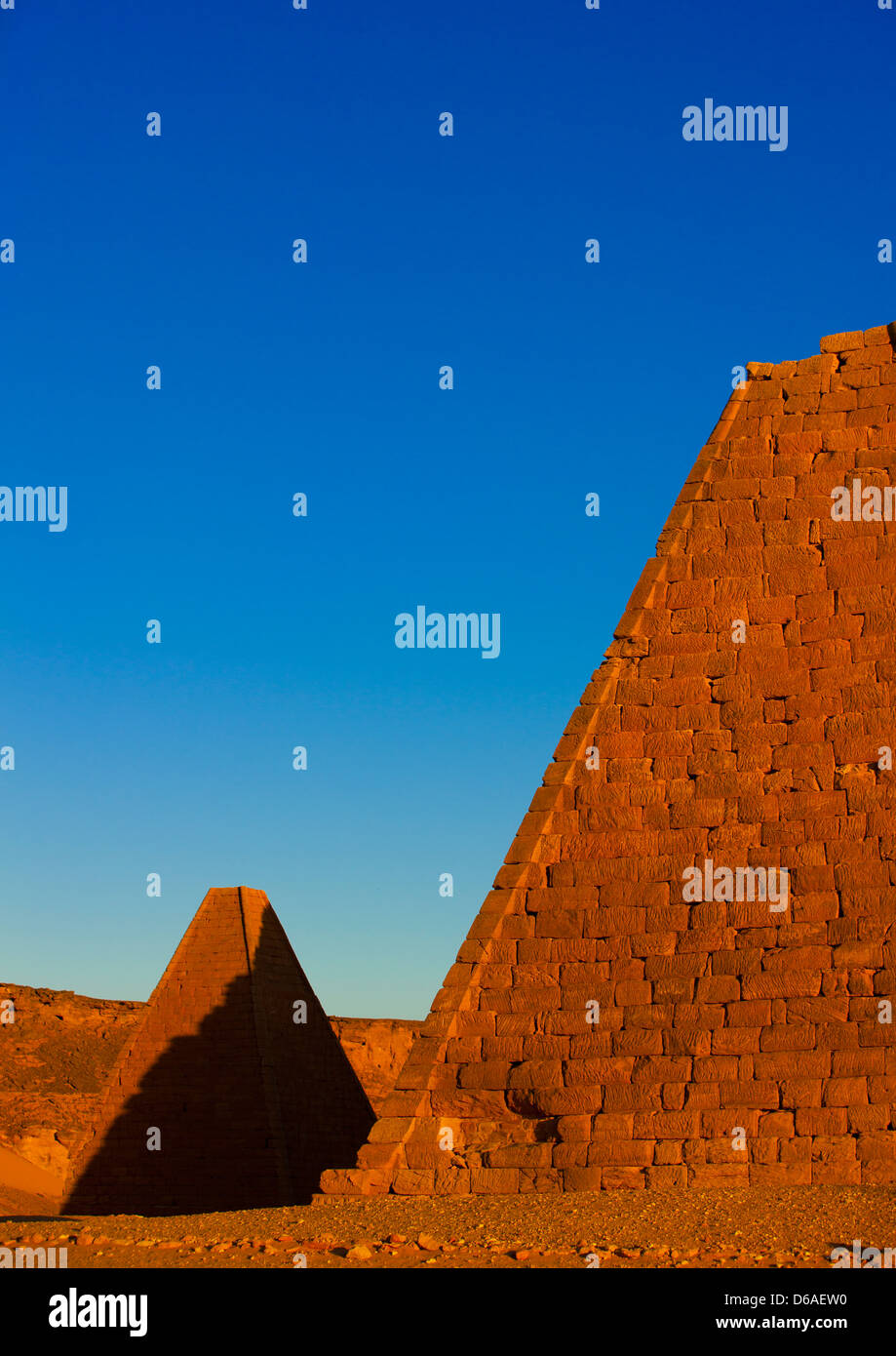 The Pyramids At Jebel Barkal, Used By Napatan Kings, Karima, Sudan ...