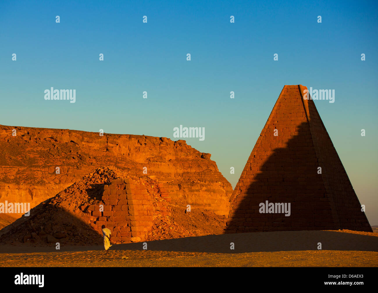 The Pyramids At Jebel Barkal, Used By Napatan Kings, Karima, Sudan ...