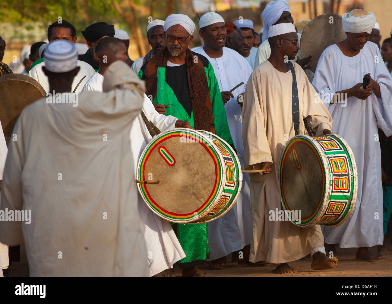 Sufi Whirling Dervishes At Omdurman Sheikh Hamad El Nil Tomb, Khartoum ...