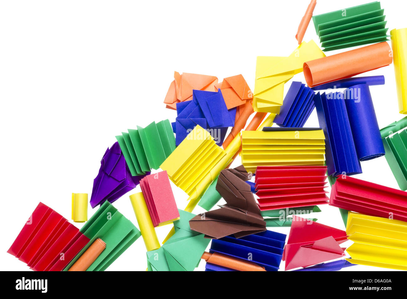 colored paper abstract postcard Stock Photo - Alamy