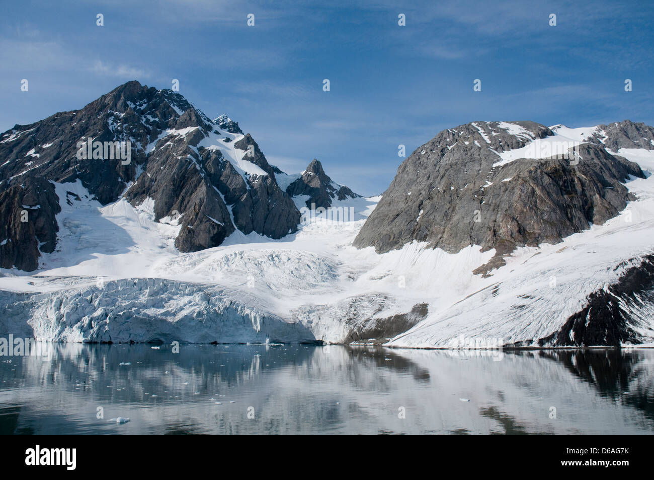 Norway, Svalbard Archipelago, Spitsbergen, Hornsund. Beautiful rugged ...