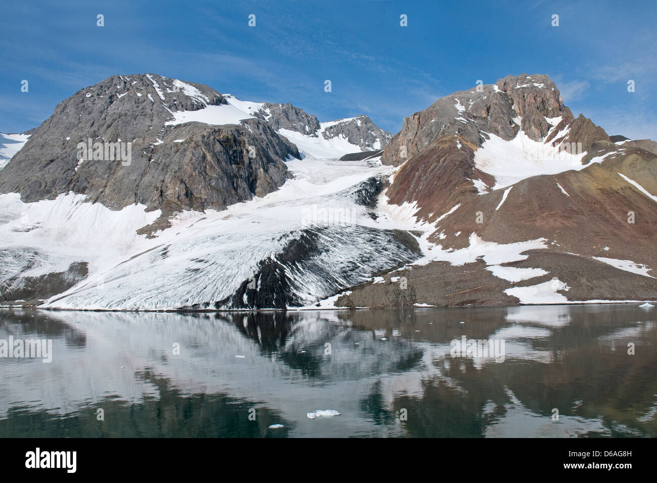 Norway, Svalbard Archipelago, Spitsbergen, Hornsund. Beautiful rugged ...