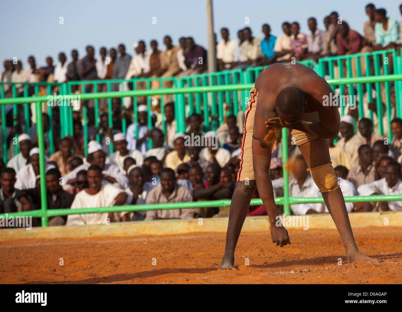 Nuba Wrestlers, Khartoum, Sudan Stock Photo - Alamy