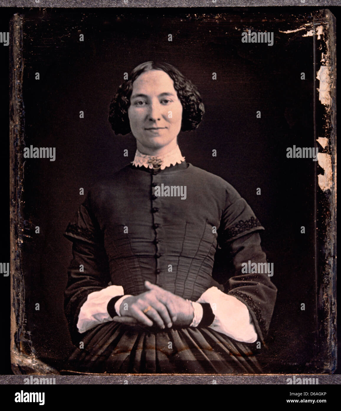1850s woman brunette hi-res stock photography and images - Alamy