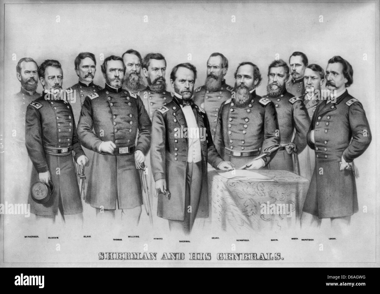 Sherman and his generals: distinguished commanders, in the Atlanta and ...