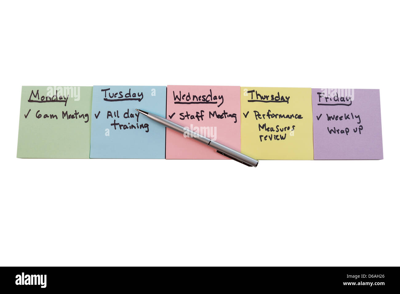 Blank Tasks List High Resolution Stock Photography and Images - Alamy