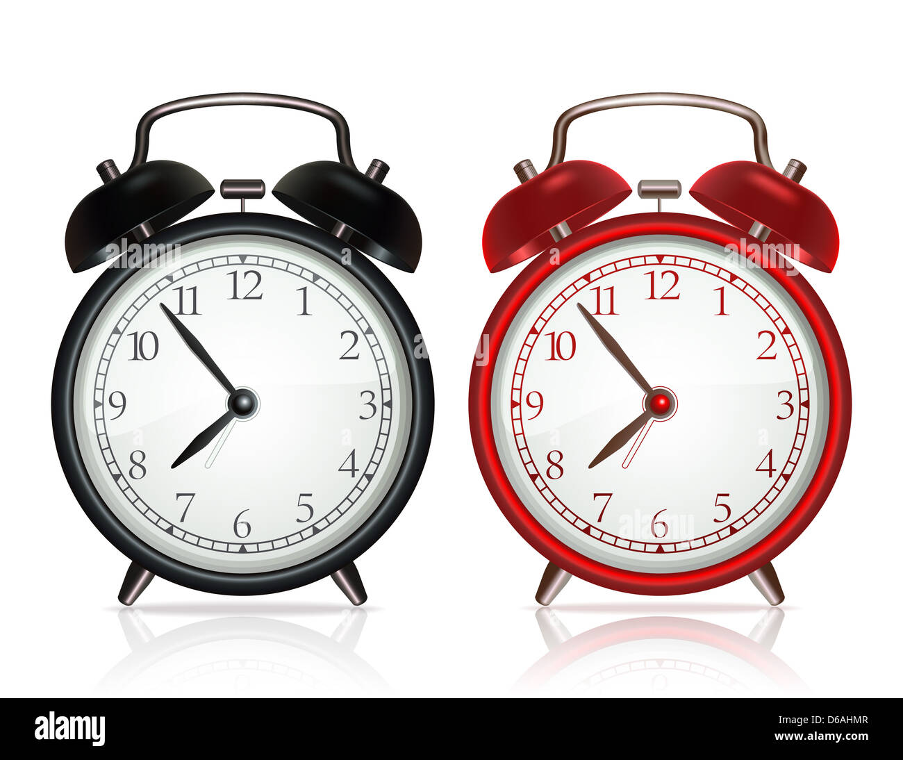 Clock work timetable Cut Out Stock Images & Pictures - Alamy