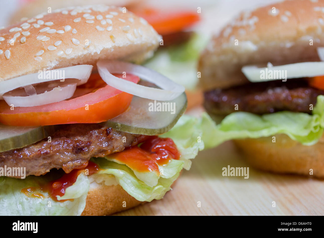 Colorful hamburger hi-res stock photography and images - Alamy