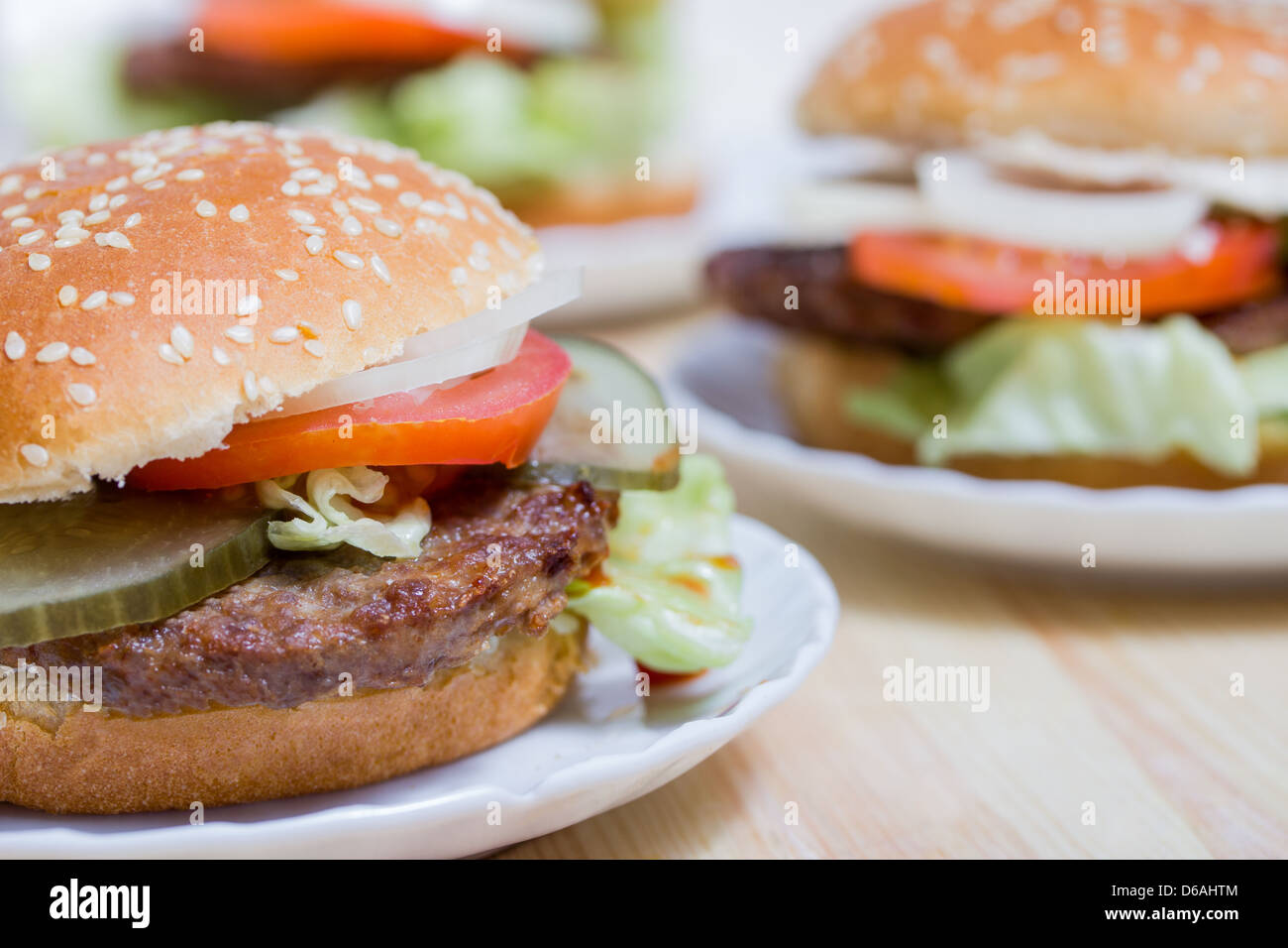 Colorful hamburger hi-res stock photography and images - Alamy