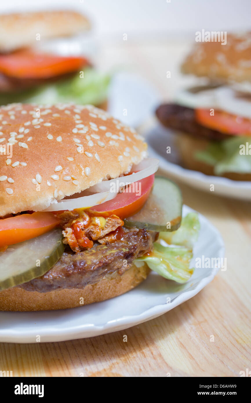 Colorful hamburger hi-res stock photography and images - Alamy