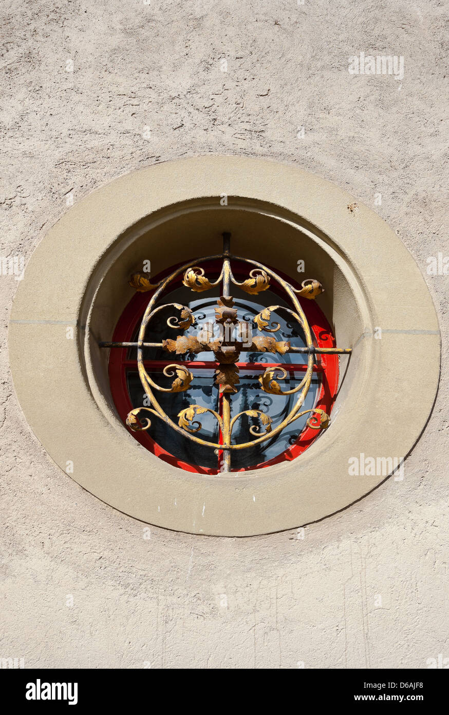 Round window frame hi-res stock photography and images - Alamy