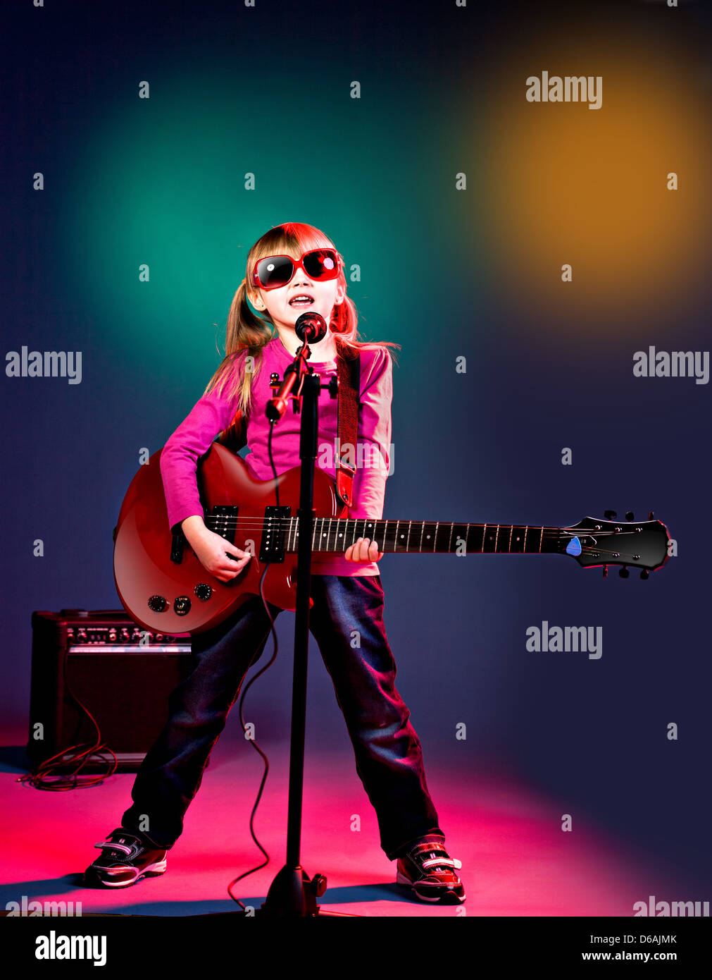 Rock and Roll girl Stock Photo - Alamy