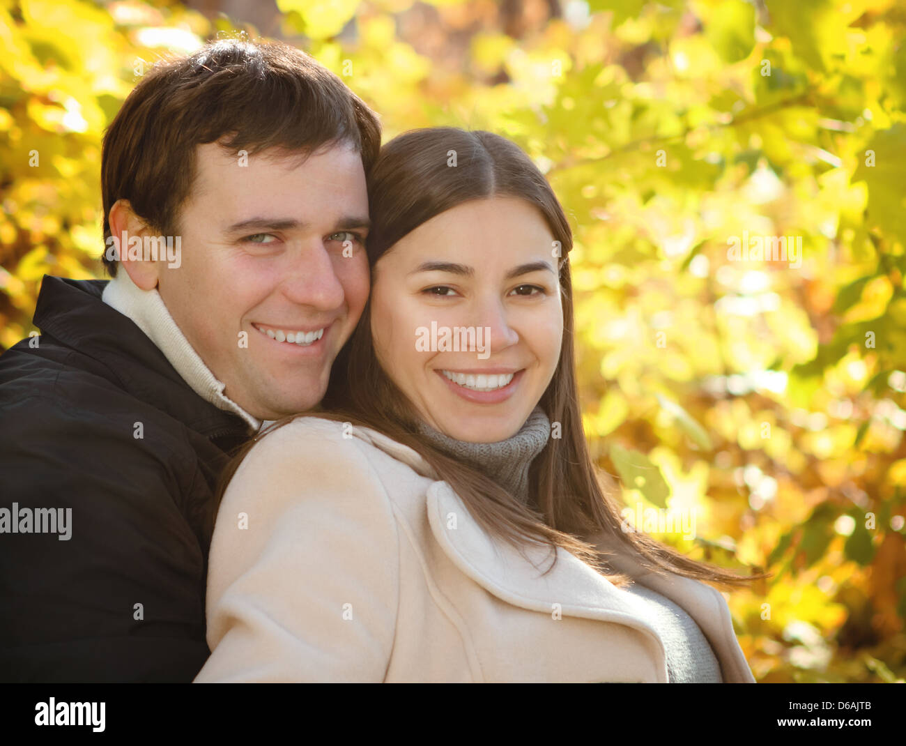 Happy smiling couple Stock Photo - Alamy