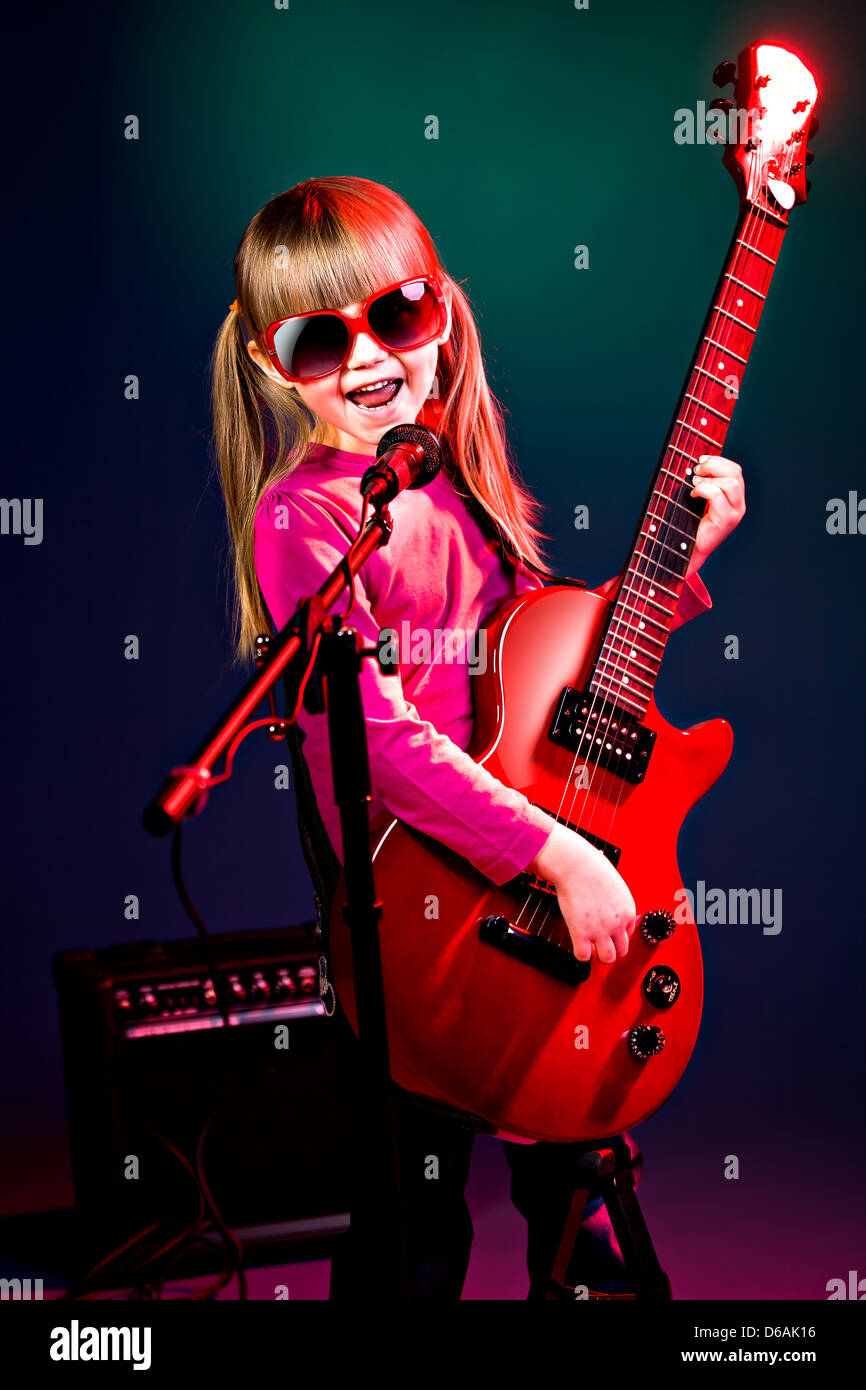 Rock and Roll girl Stock Photo - Alamy