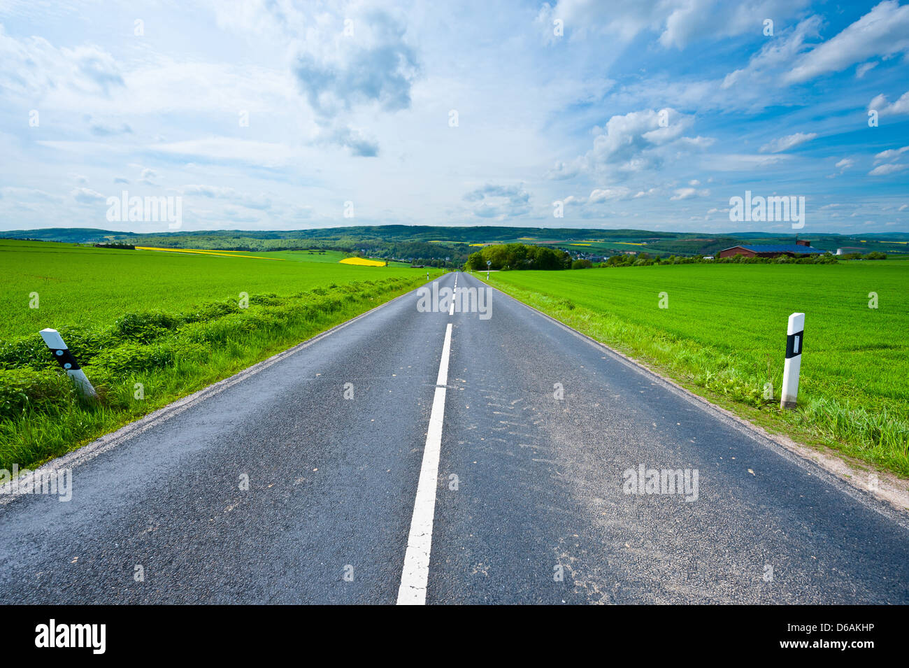 Strait Road Stock Photo - Alamy