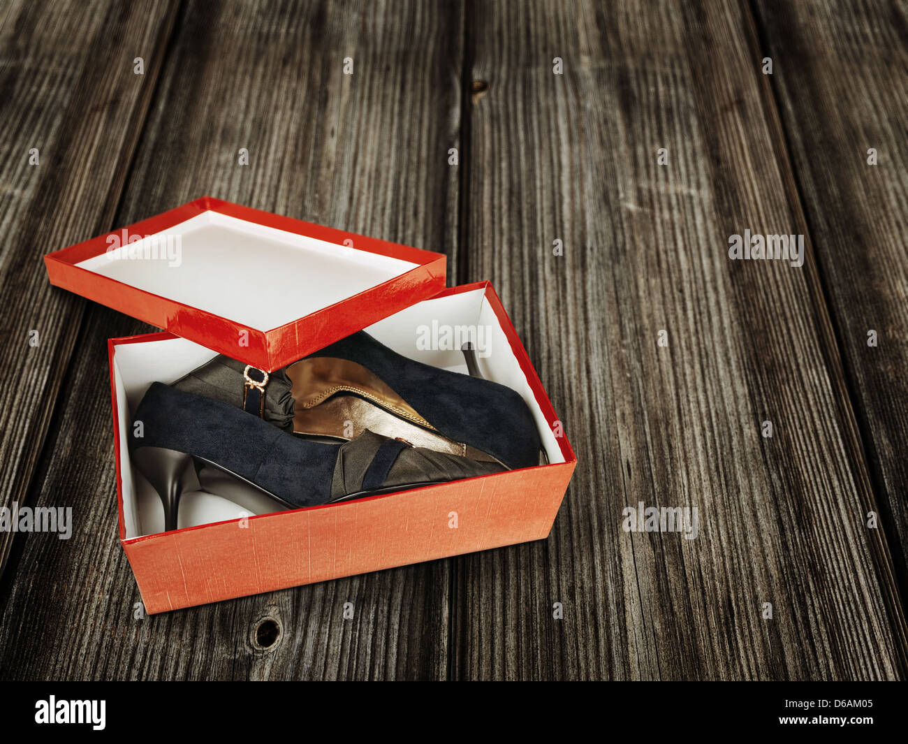 Stiletto shoe box hi-res stock photography and images - Alamy