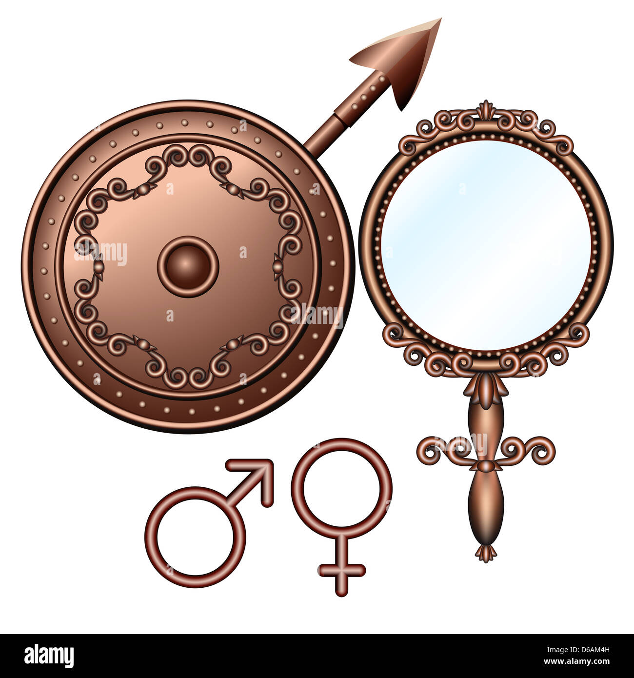 Male female gender symbols hi-res stock photography and images - Alamy
