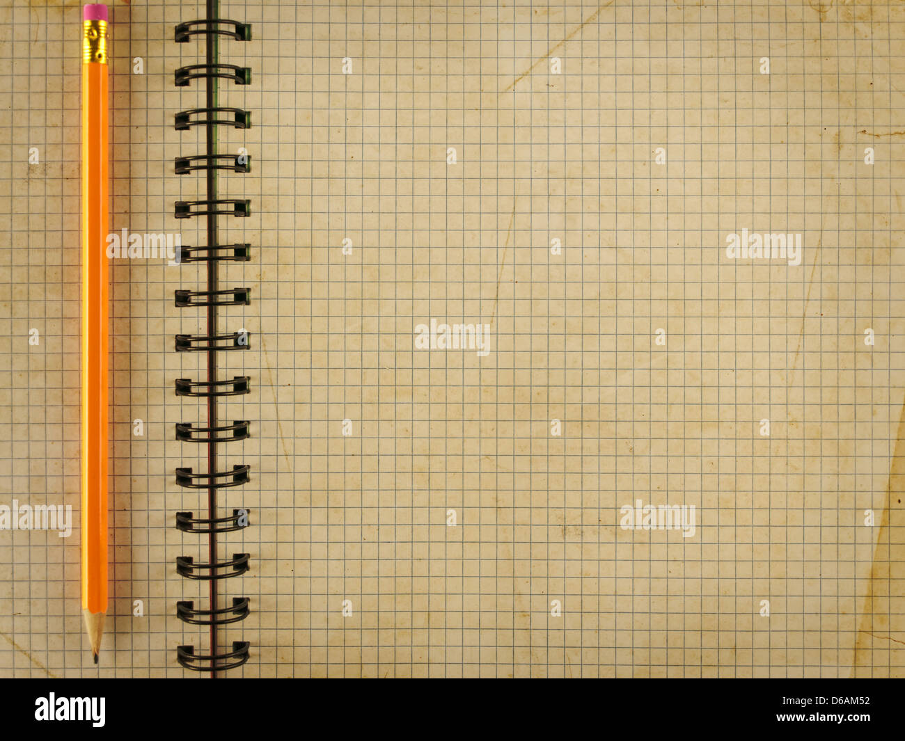 notepad notebook with pencil Stock Photo - Alamy