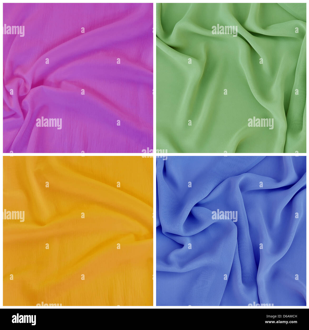 Draped fabric, set Stock Photo - Alamy