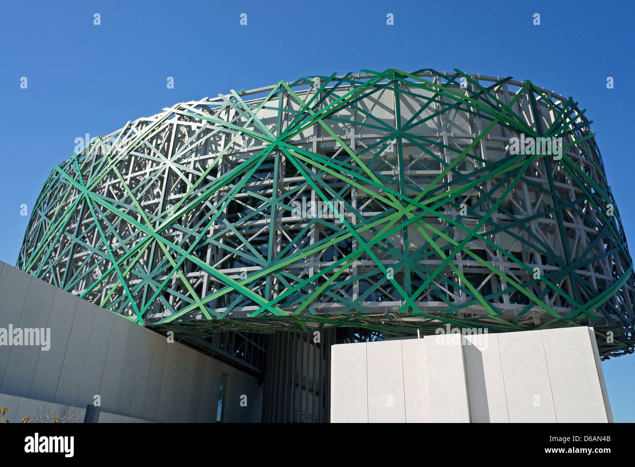 Exterior of the new Gran Museo del Mundo Maya de Merida or Grand Museum ...