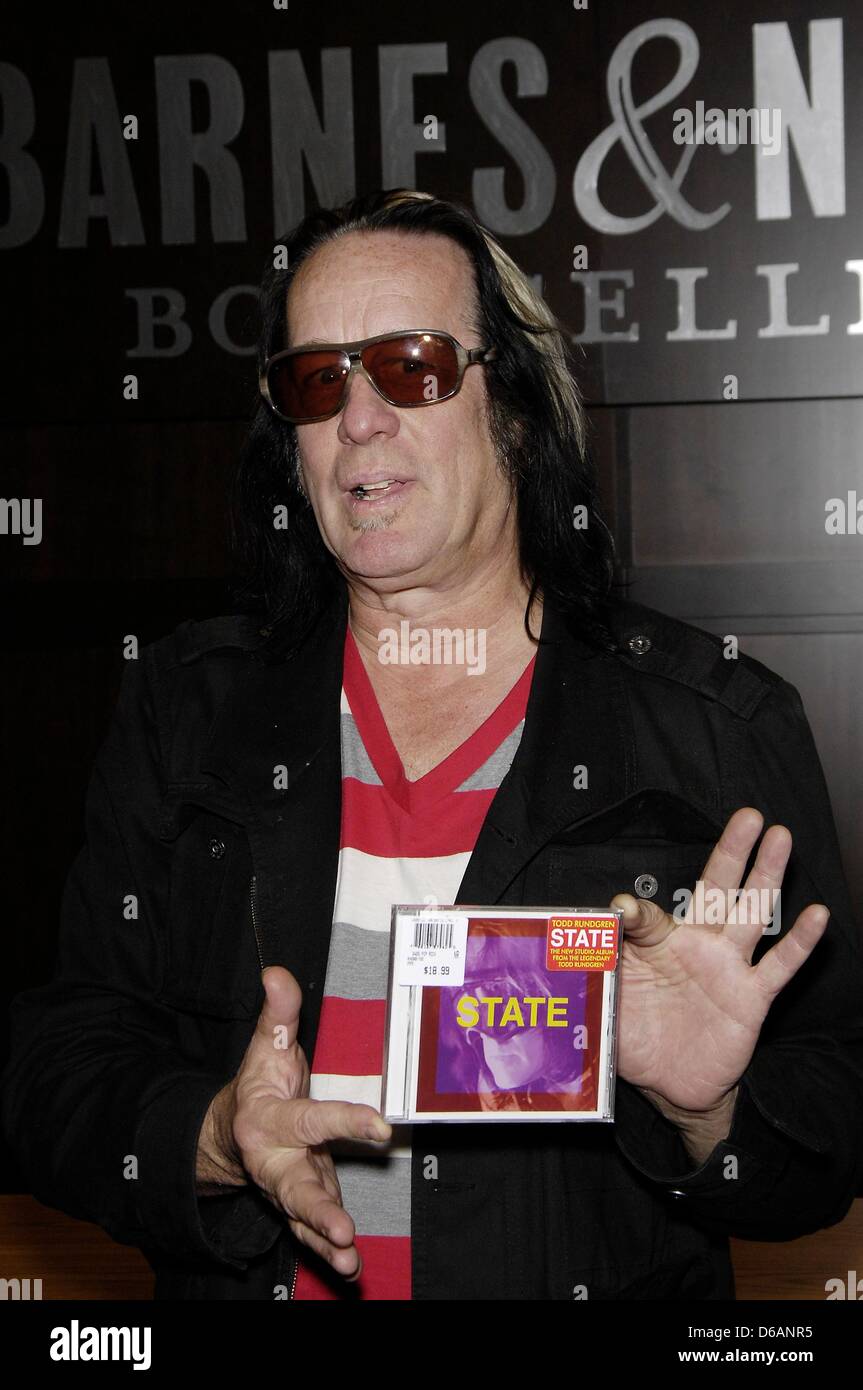 Los Angeles, CA, USA. April 15, 2013. Todd Rundgren at in-store ...